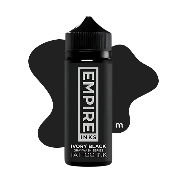 Empire Inks Ivory Black | 2oz or 4oz | Solid Fill Tattoo Ink ...