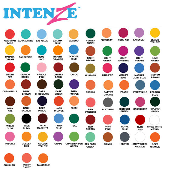 Intenze Ink 1oz All Colours | Buy Intenze Tattoo Ink Kits | Magnum ...